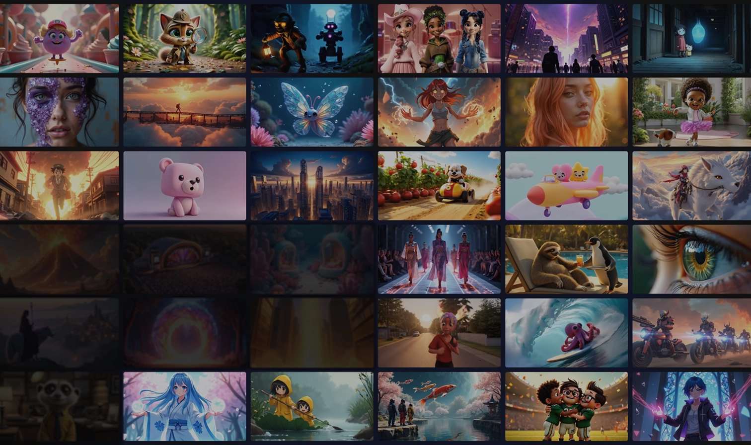 Collage of animated scenes and characters showcasing Invisible Studio's ...